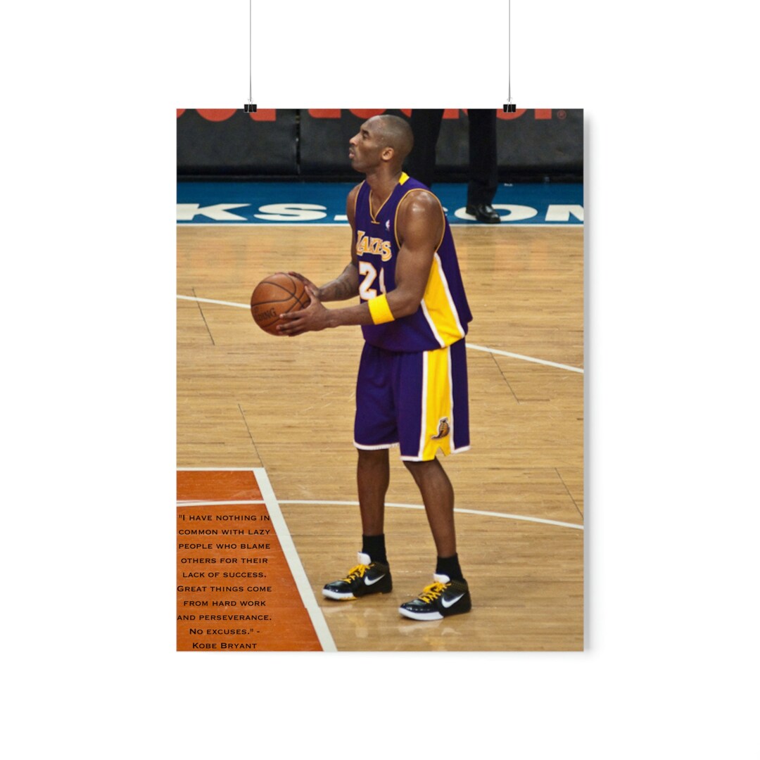 Kobe Bryant Quote | Poster - Etsy