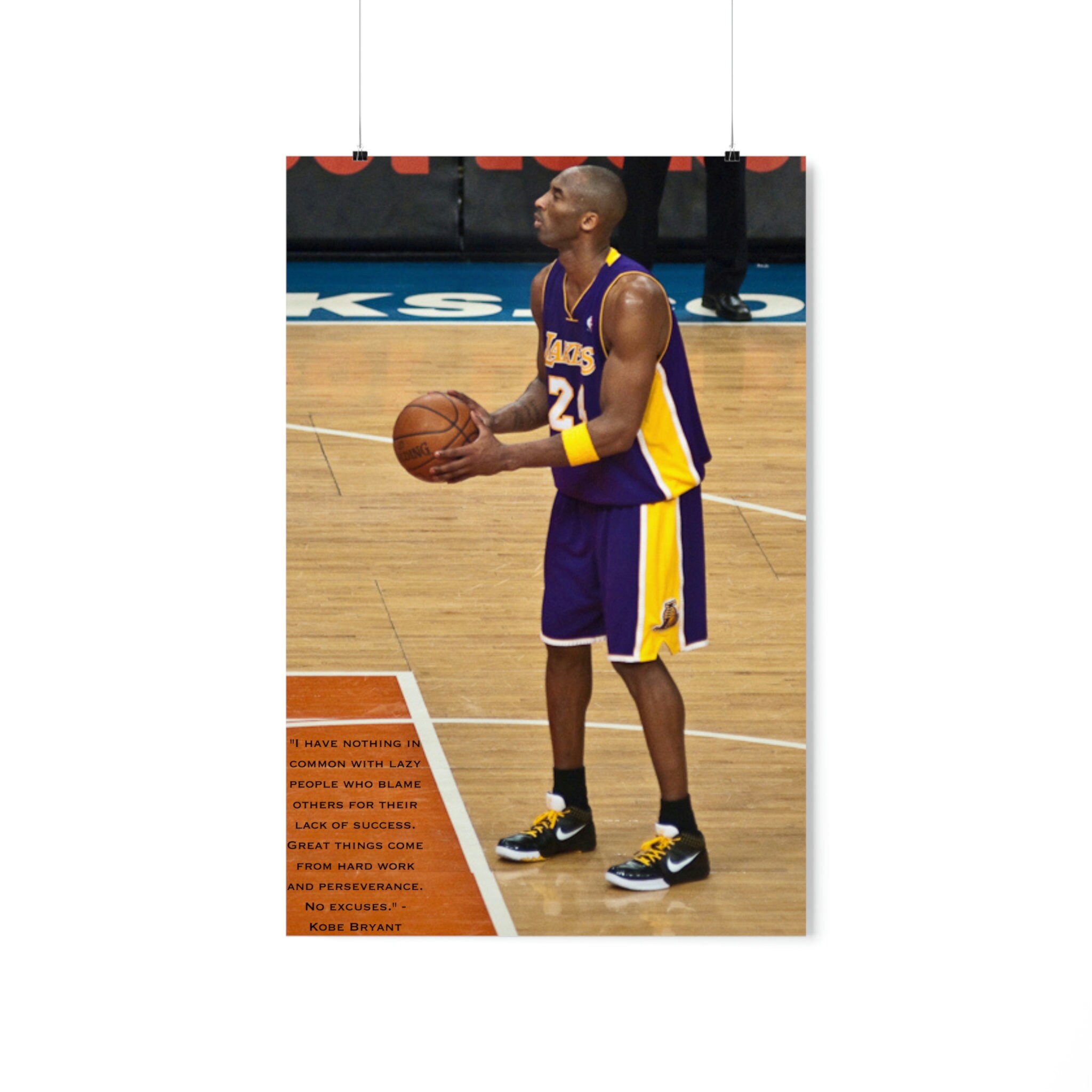 Kobe Bryant Quote Poster - Etsy