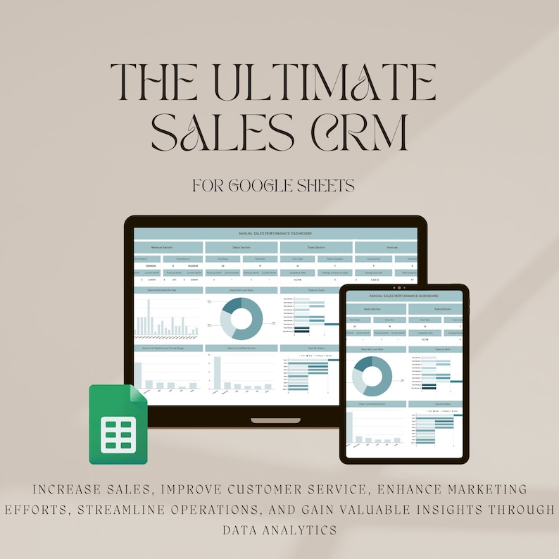 CRM in Google Sheets | Deal Tracker | Sales Forecasting | Expense ...