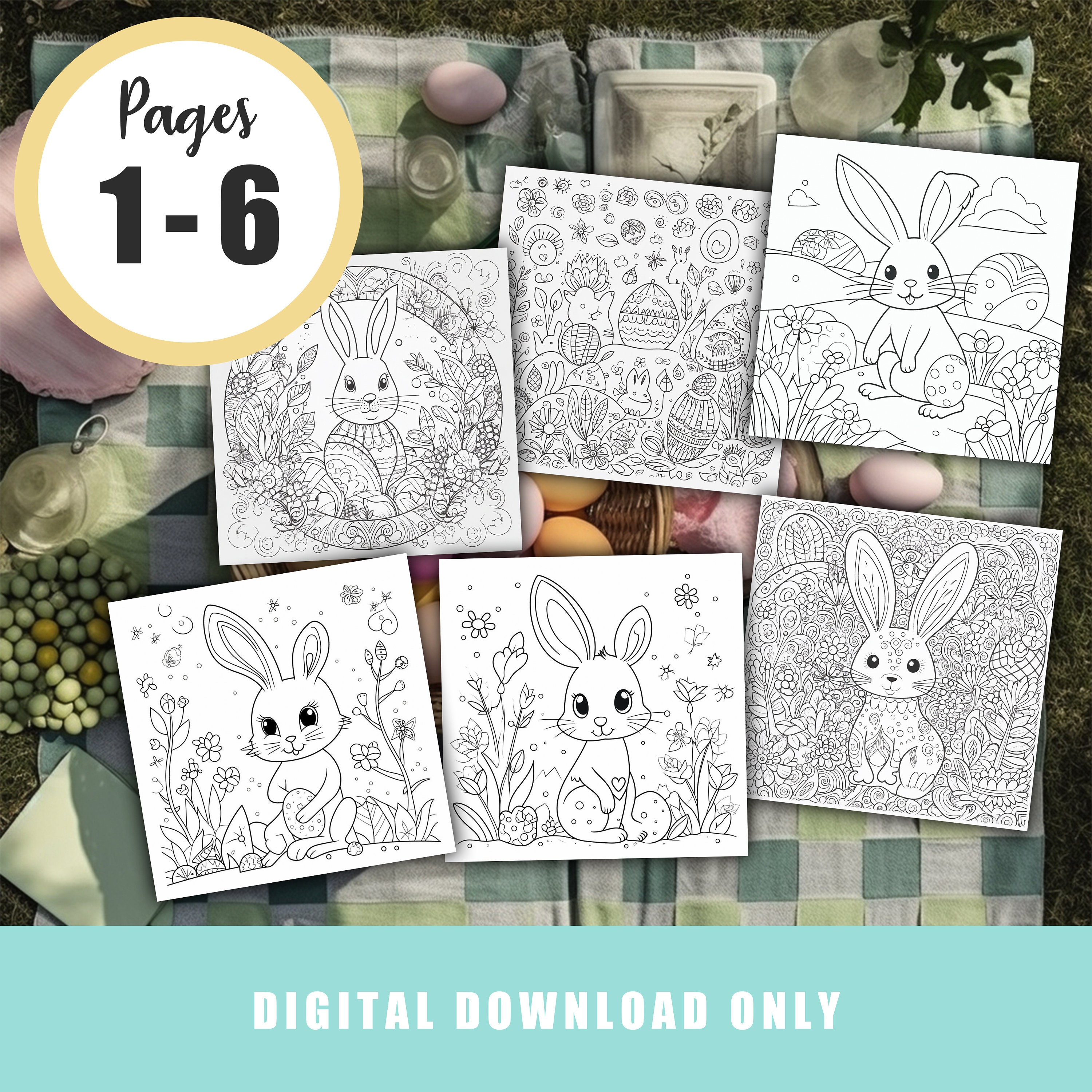Easter Coloring Pages for Kids, Easter Games, Easter Coloring Pages ...