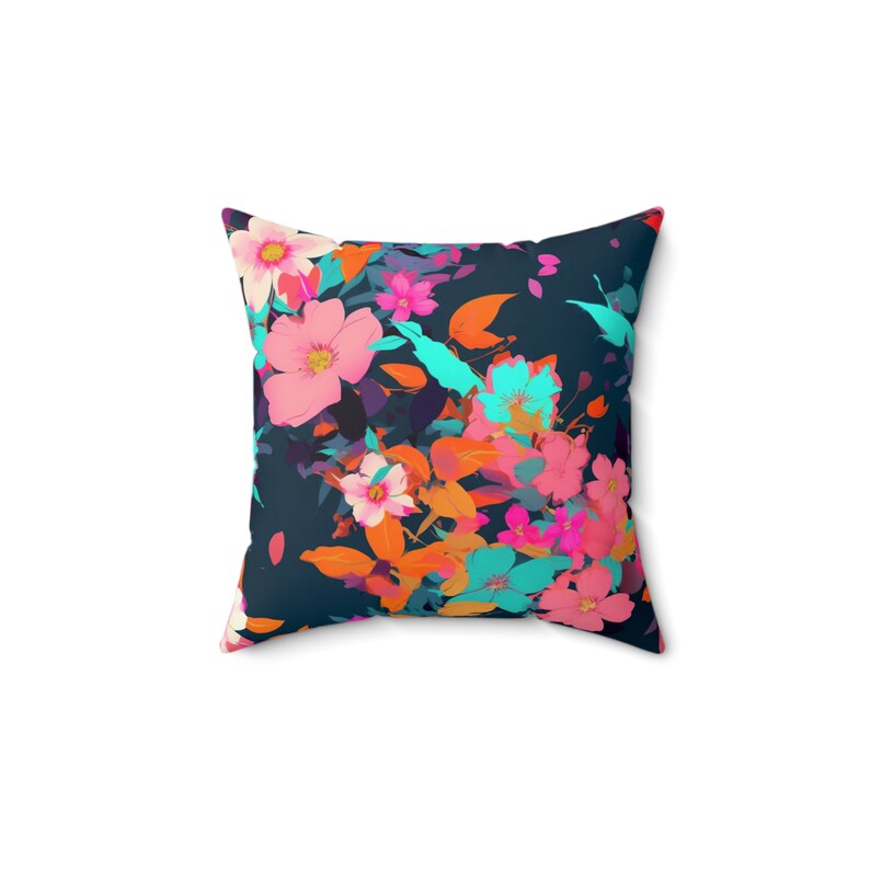 Seamless Digital Paper Summer Floral Medley Bold Colors Bright Flower ...