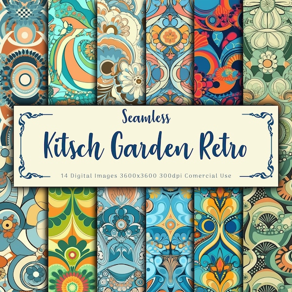 Retro Pattern - Etsy