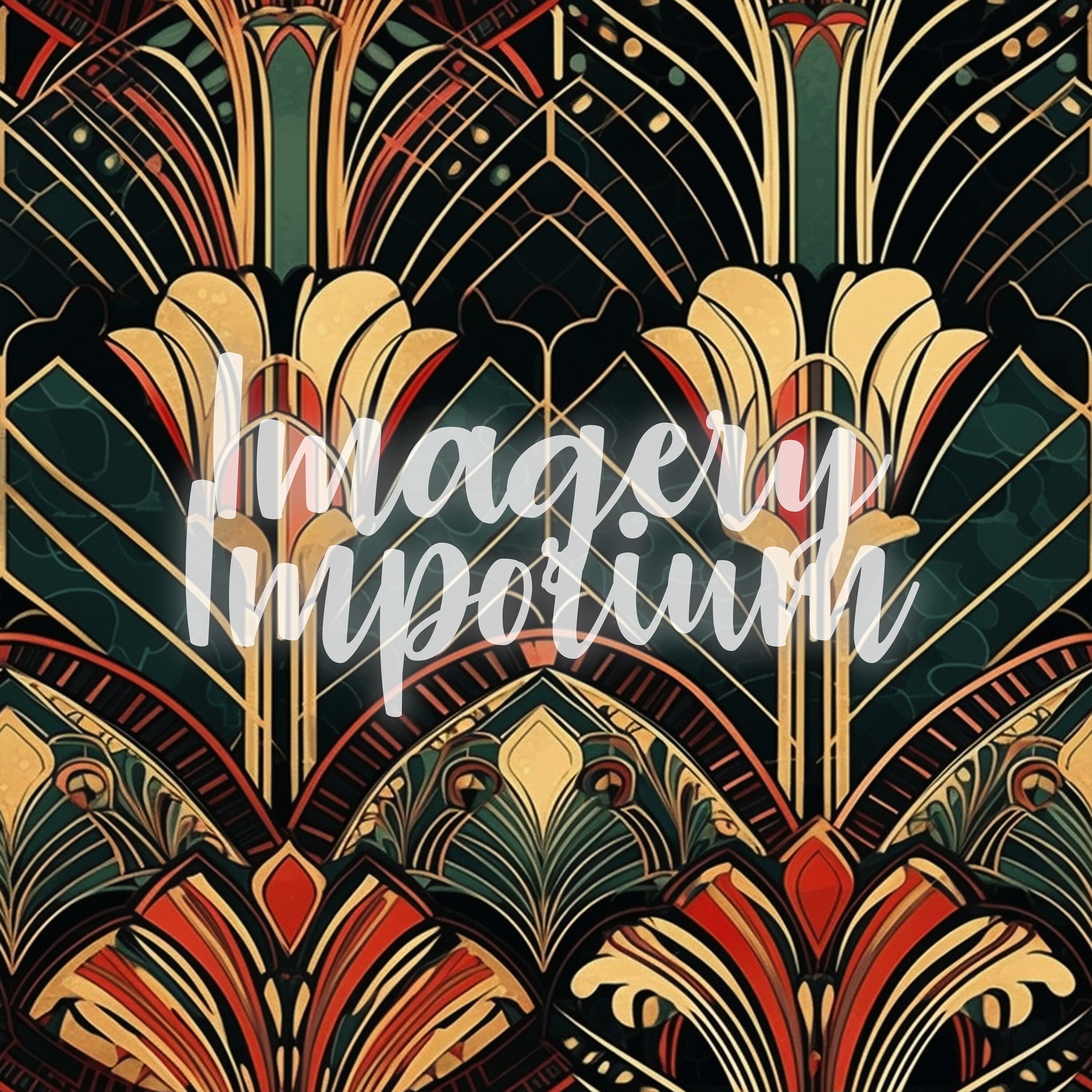 Art Deco Digital Paper, Seamless Deco Patterns With Geometric Designs ...