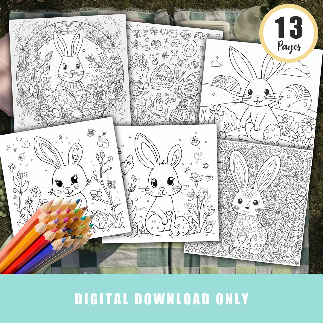 Easter Coloring Pages for Kids, Easter Games, Easter Coloring Pages ...