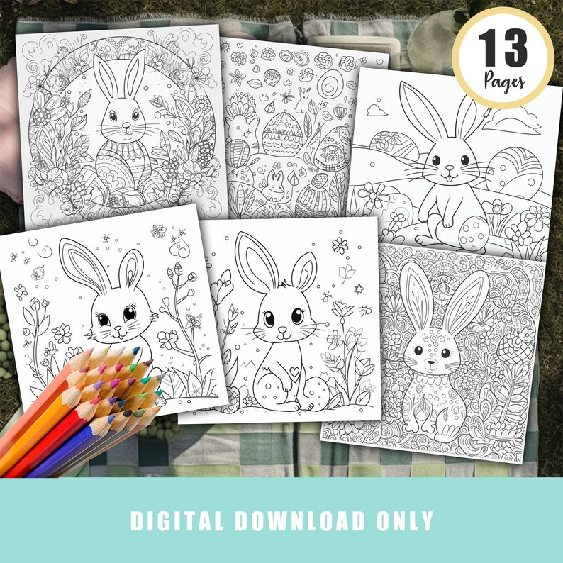 Easter Coloring Pages for Kids, Easter Games, Easter Coloring Pages ...