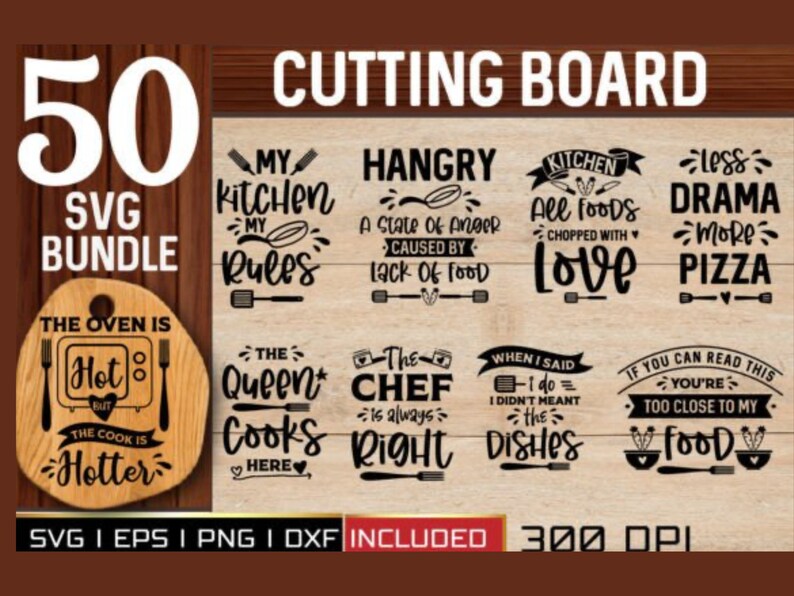 Cutting Board Svg Cutting Board Svg Bundle Charcuterie Board - Etsy