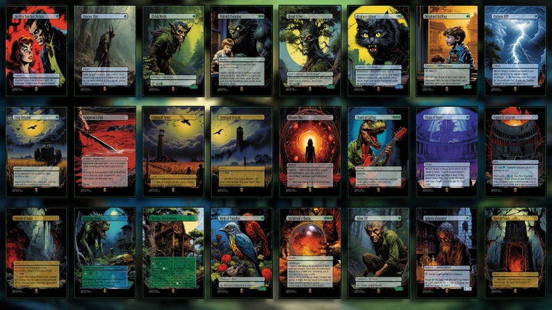 Custom Commander Deck, 100 Unique Cards Magic the Gathering, MTG Nadu ...