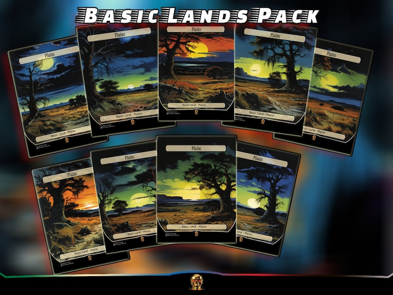 Full Art Lands for Magic the Gathering - Etsy