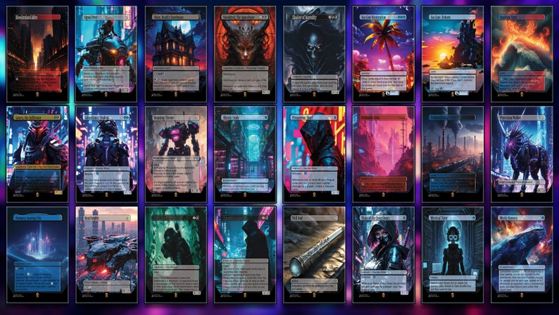 Custom Commander Deck Ninjutsu Full Art Yuriko the Tigers Shadow Deck ...