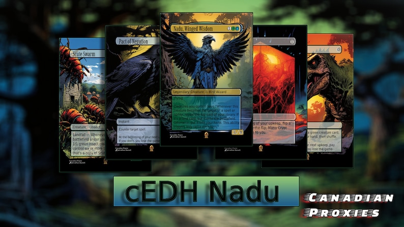 Custom Commander Deck, 100 Unique Cards Magic the Gathering, MTG Nadu ...