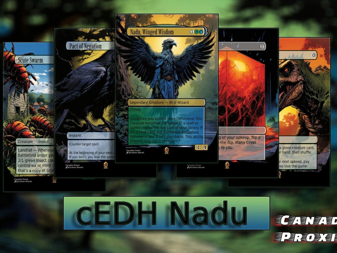 Magic the Gathering Commander Deck - 100 Unique MTG Cards - Nadu Theme ...