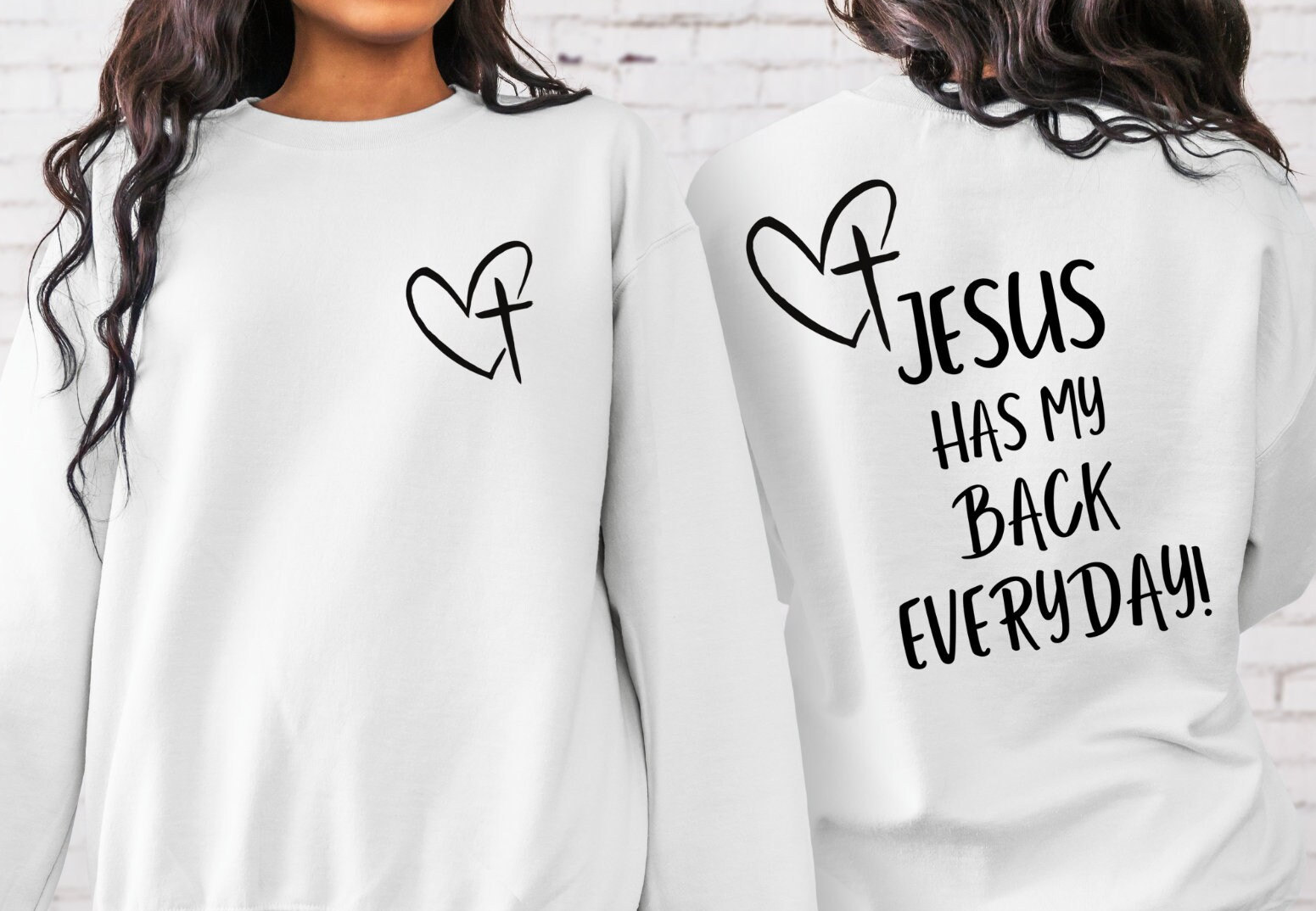 Jesus Has My Back Everyday PNG, Jesus, Png, Sublimation, Faith ...