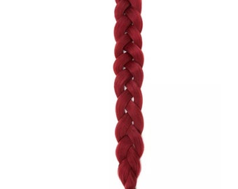 Burgundy Braiding Hair 34 INCHES LARGE PACK - Etsy