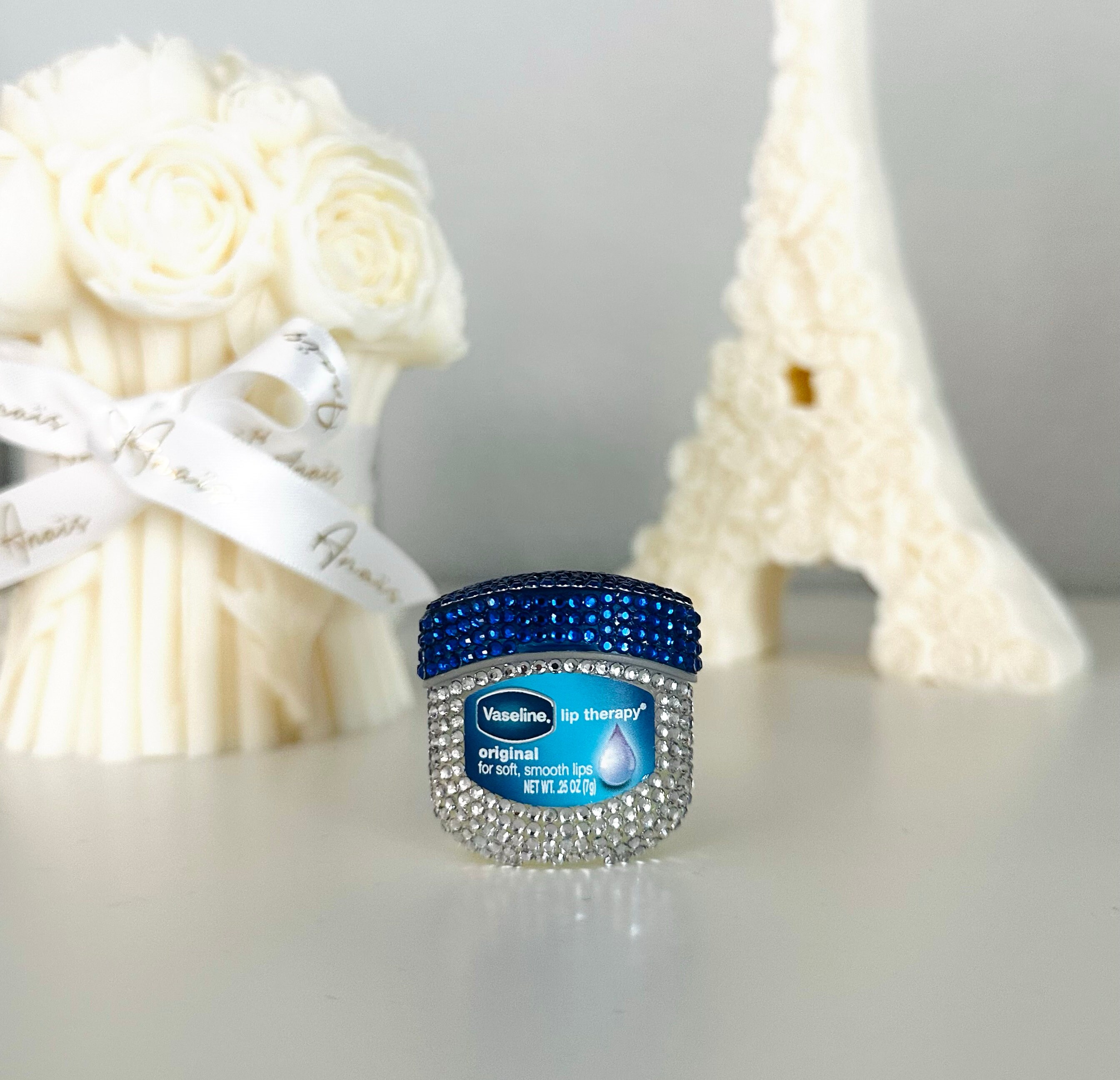 Bling Bedazzled Rhinestone Mini Lip Therapy Vaseline | Original - Etsy