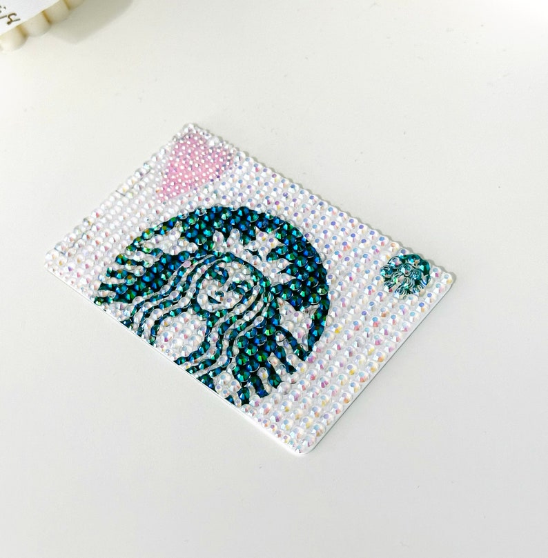 Bling Bedazzled Rhinestone Starbucks Gift Card Reusable Reloadable - Etsy