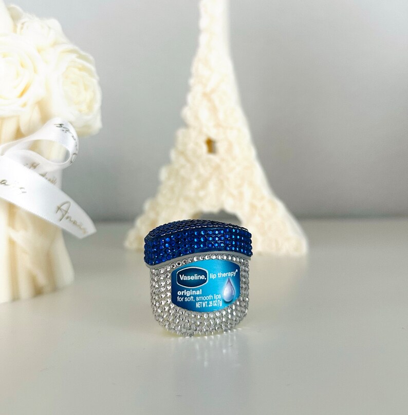 Bling Bedazzled Rhinestone Mini Lip Therapy Vaseline | Original - Etsy