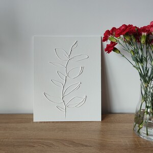 Structural Paint, Minimalist Wall Art, White Paint, 3D Structural ...