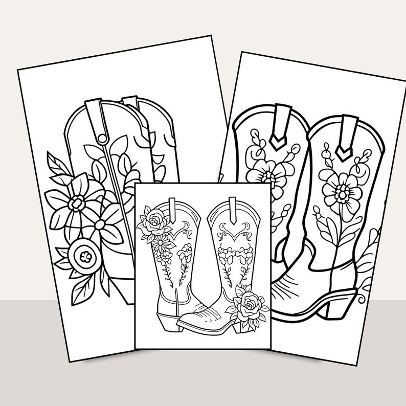 Cute Cowgirl Coloring Pages - Printable Color Worksheets for Kids - Fun ...