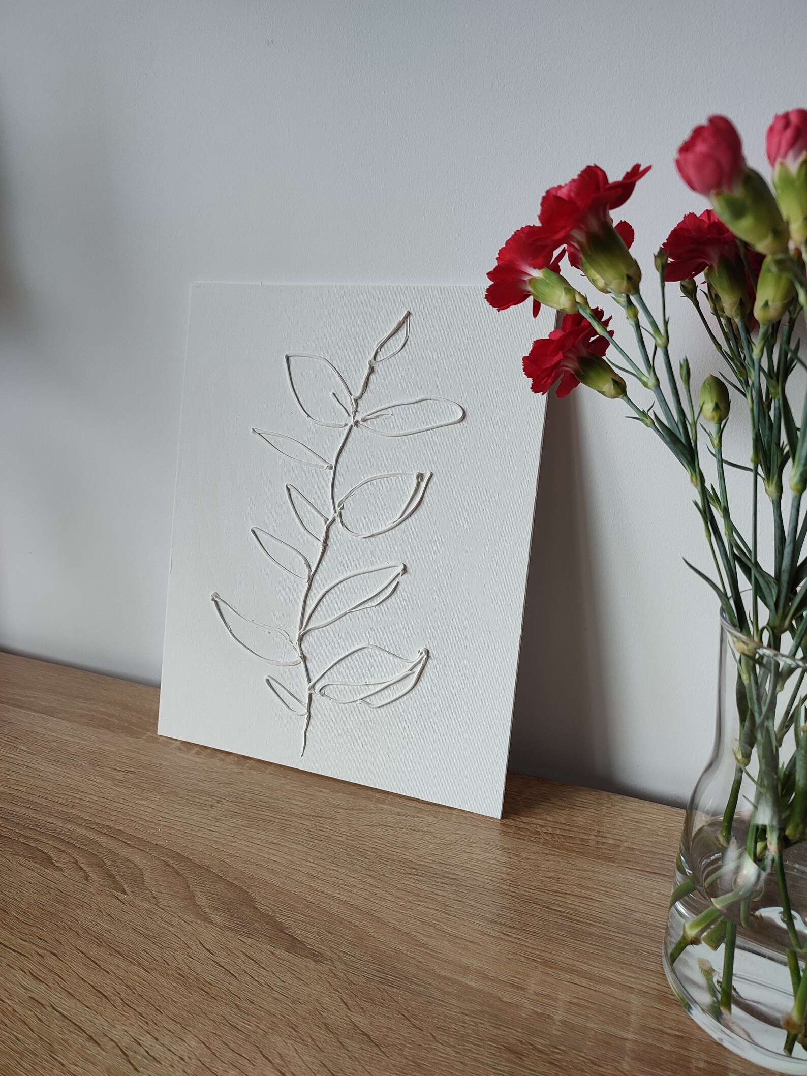 Structural Paint, Minimalist Wall Art, White Paint, 3D Structural ...