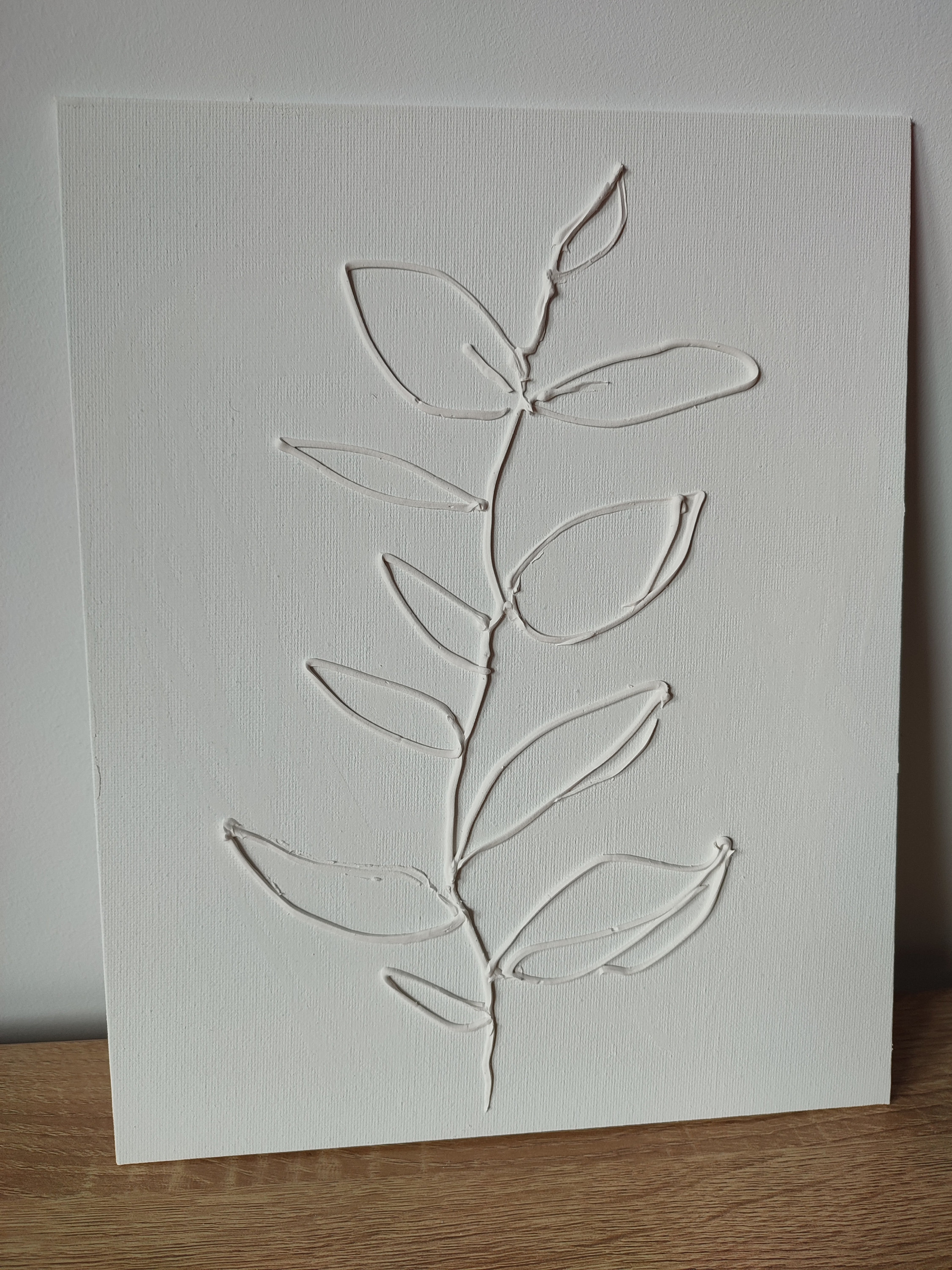 Structural Paint, Minimalist Wall Art, White Paint, 3D Structural ...