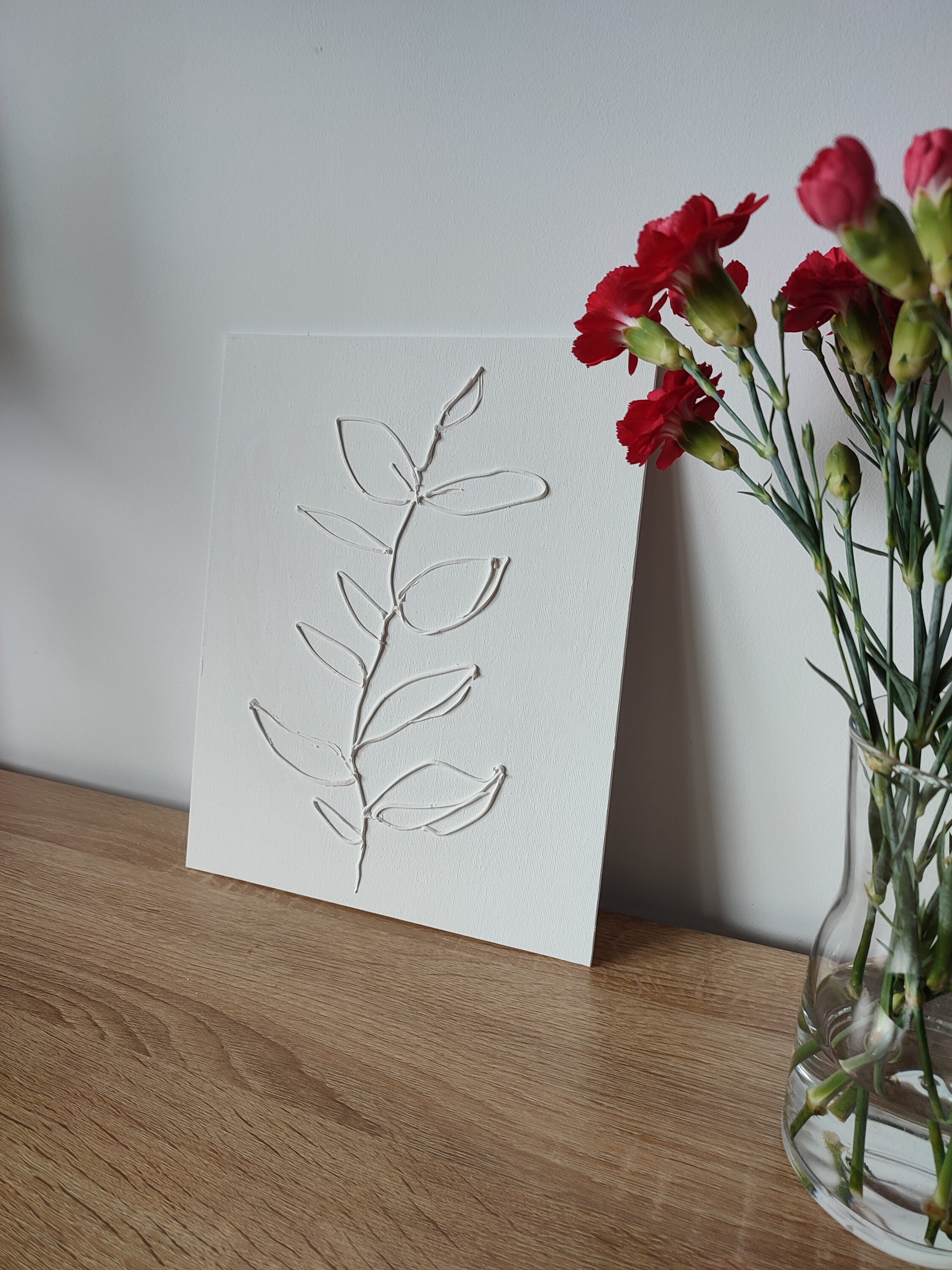 Structural Paint, Minimalist Wall Art, White Paint, 3D Structural ...