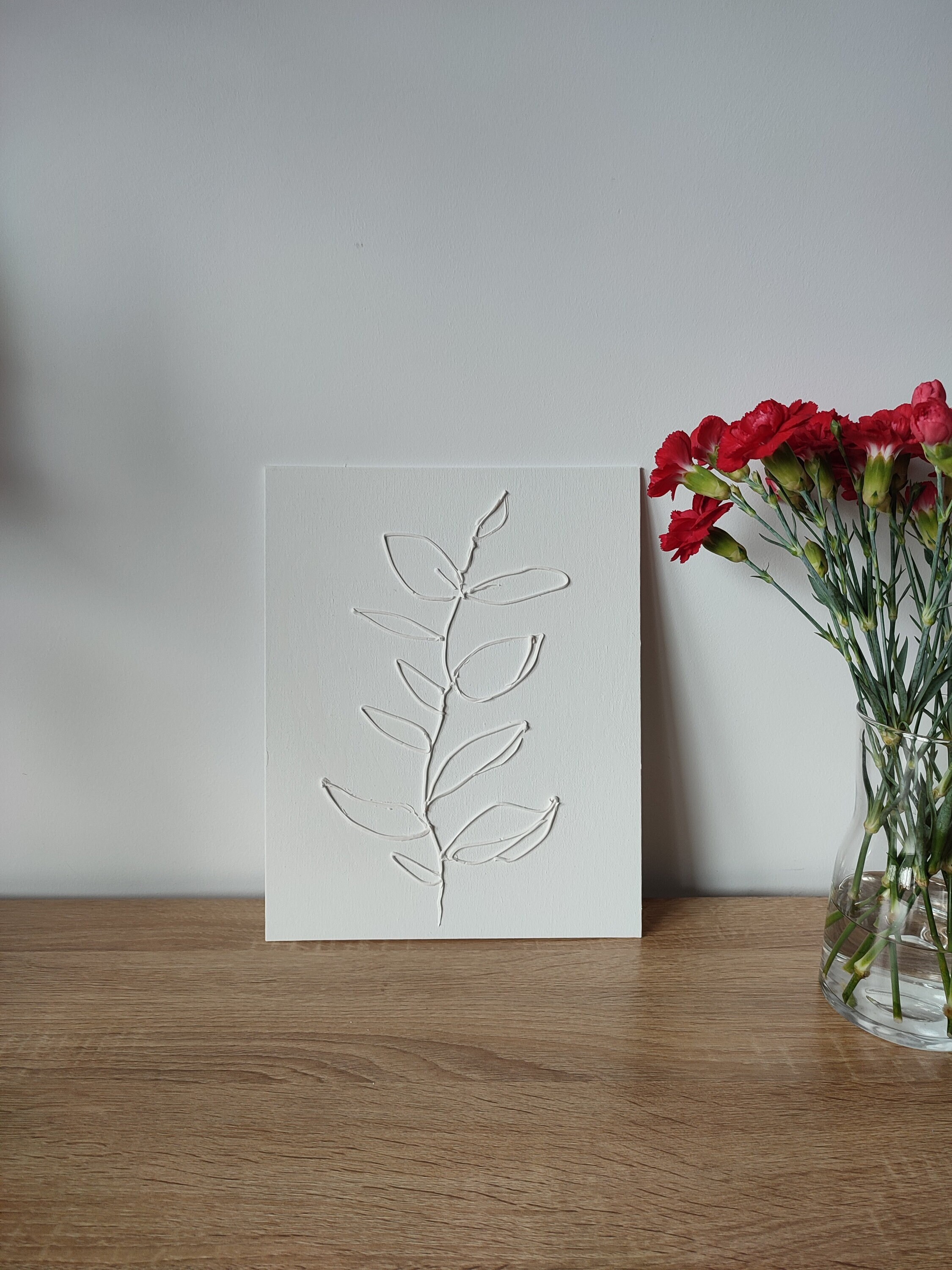 Structural Paint, Minimalist Wall Art, White Paint, 3D Structural ...