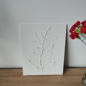 Structural Paint, Minimalist Wall Art, White Paint, 3D Structural ...