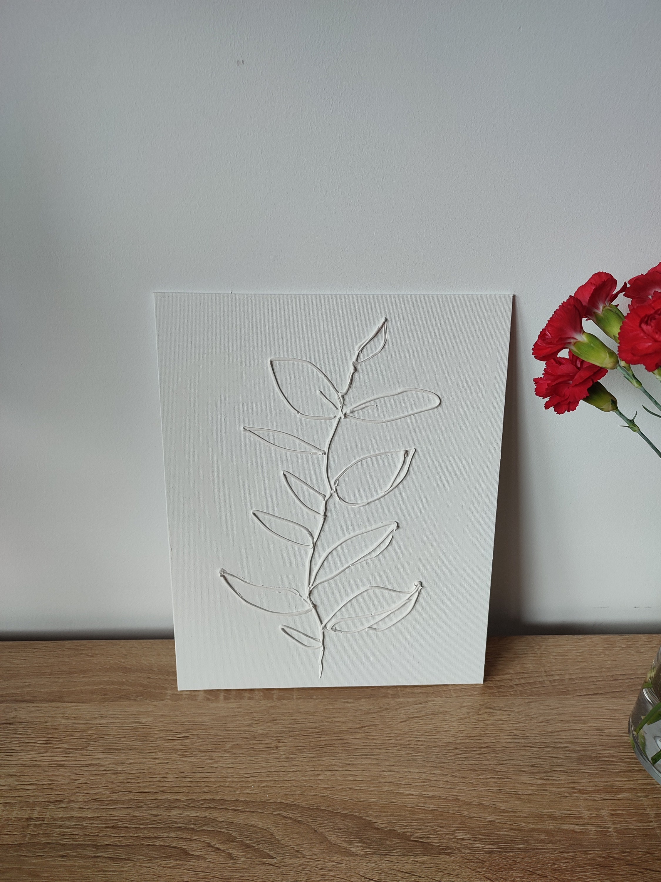 Structural Paint, Minimalist Wall Art, White Paint, 3D Structural ...