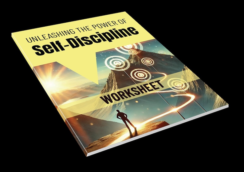 Self-discipline Worksheet to Promote Healthy Mindset and Life - Etsy