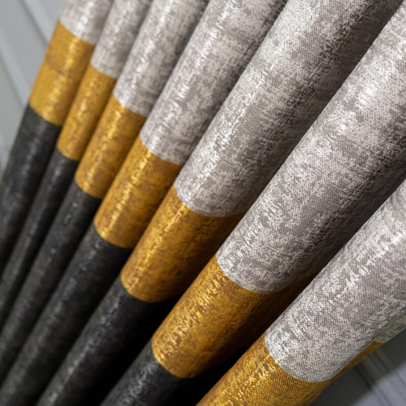 Color Block Drapes - Etsy