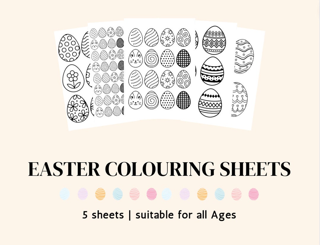 Easter Colouring Pages for Kids | Easter Egg Printable | Easter Games ...