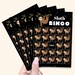 Sloth Birthday Bingo Kids Glow Birthday Activity Bingo Game Sloth ...
