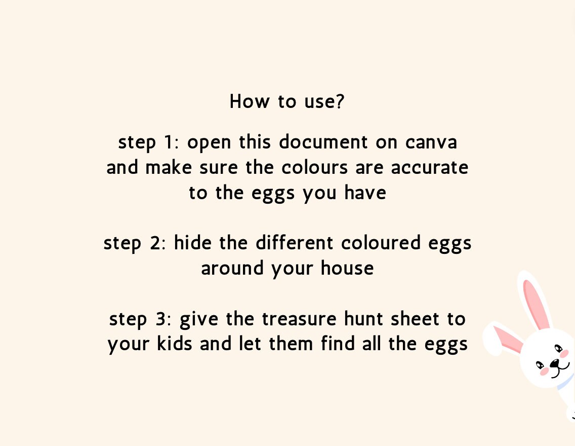 Egg Theme Easter Scavenger Hunt | Indoor Kids Scavenger Hunt | Easter ...