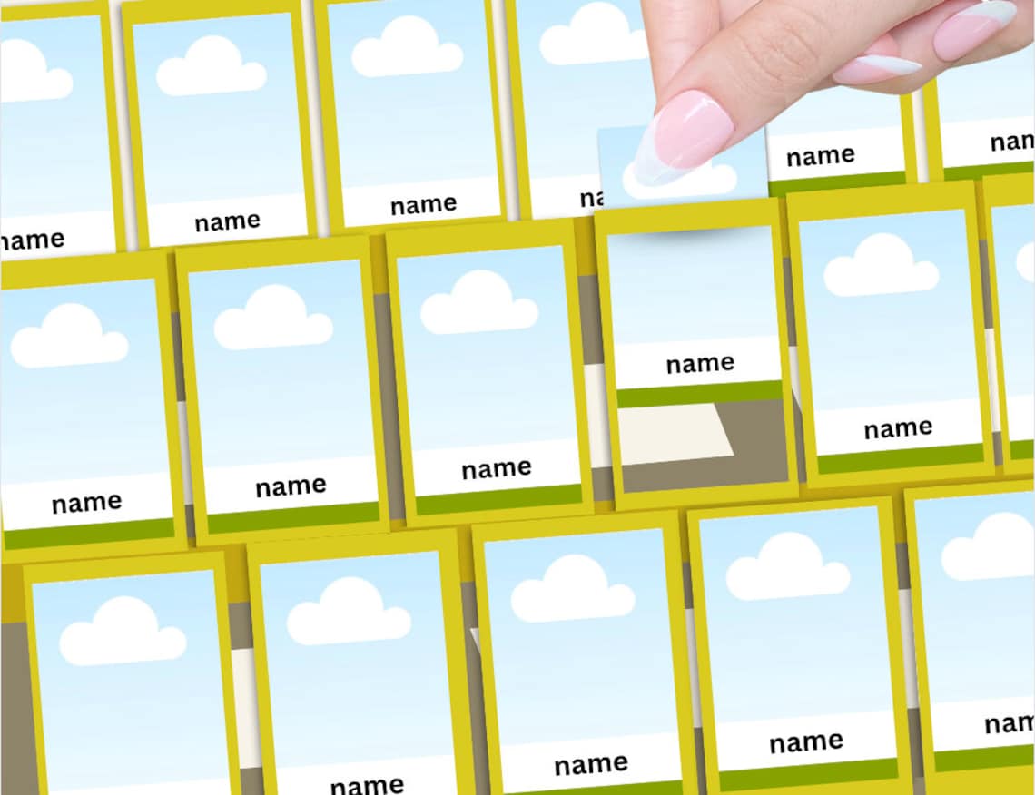 Editable Guess Who Custom Template Insert Cards Montessori Learning ...