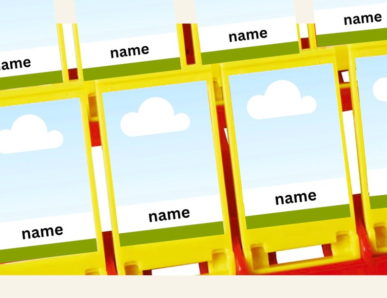 Editable Guess Who Custom Template Insert Cards Montessori Learning ...