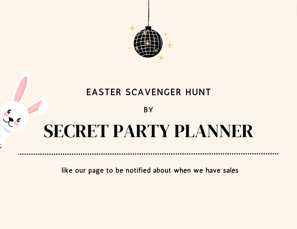 Egg Theme Easter Scavenger Hunt Indoor Kids Scavenger Hunt Easter Game ...