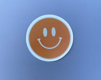 Classic Happy Smiley Face Smile Emoji Decal Sticker for Car - Etsy