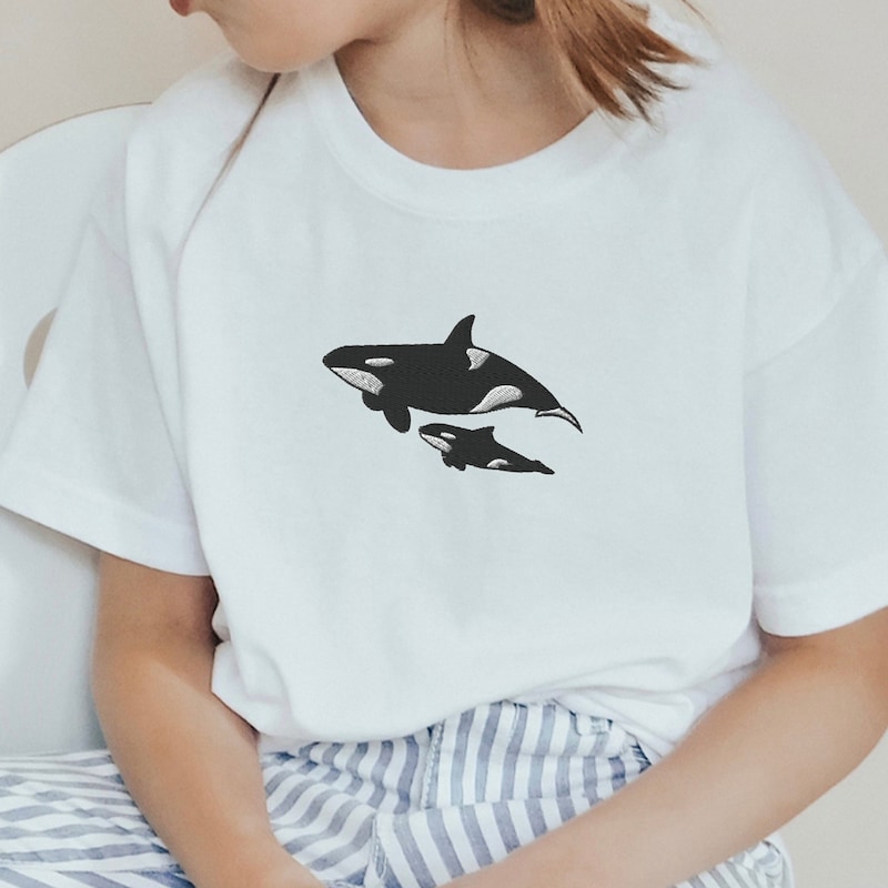 Kids Orca Shirt - Etsy