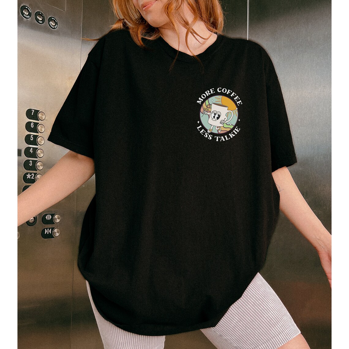 More Coffee Less Talkie Comfort Colors Shirt, Coffee Lover Shirt, Latte ...