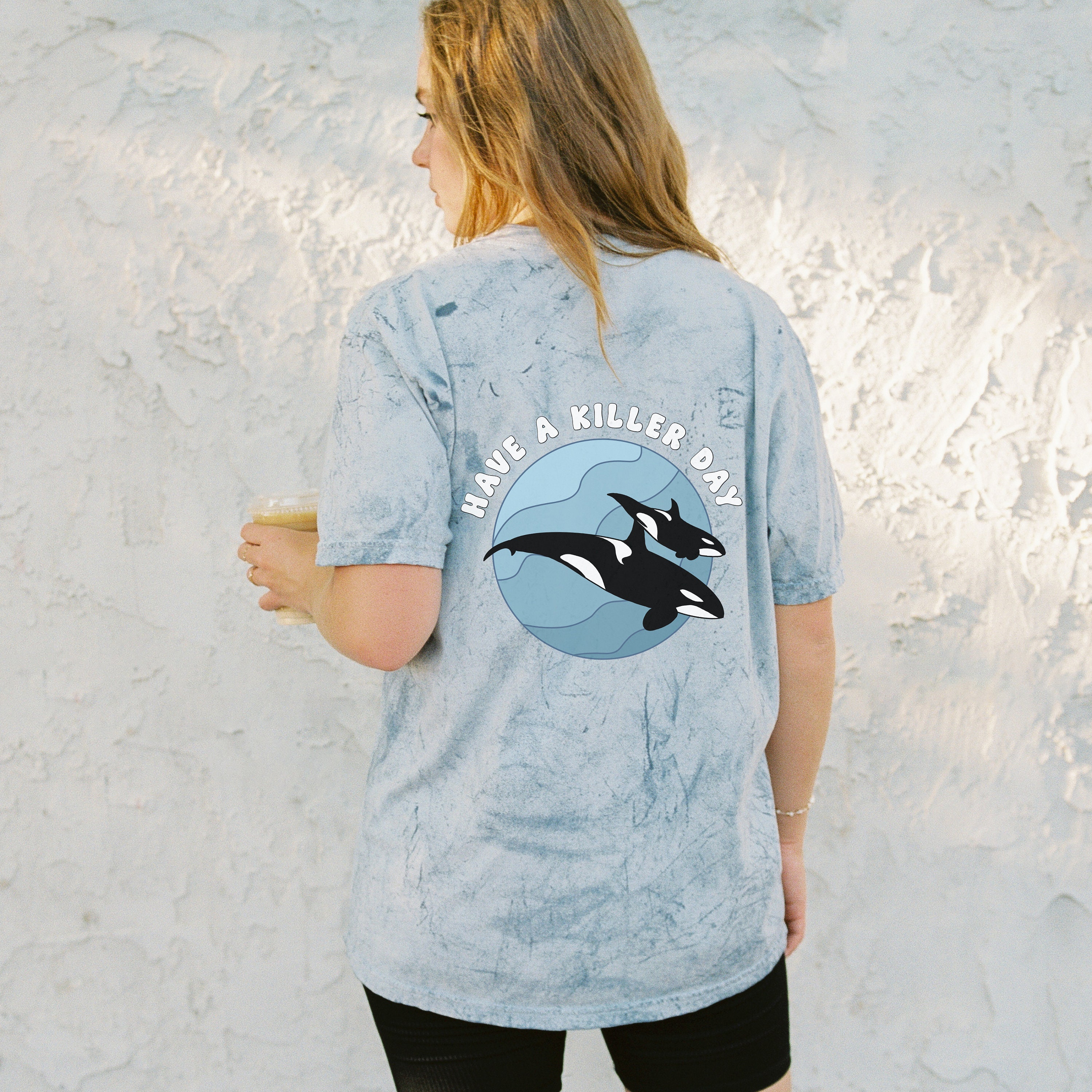 ORCA Whale Have a Killer Day COMFORT COLORS Shirt, Orca Swimming Shirt ...