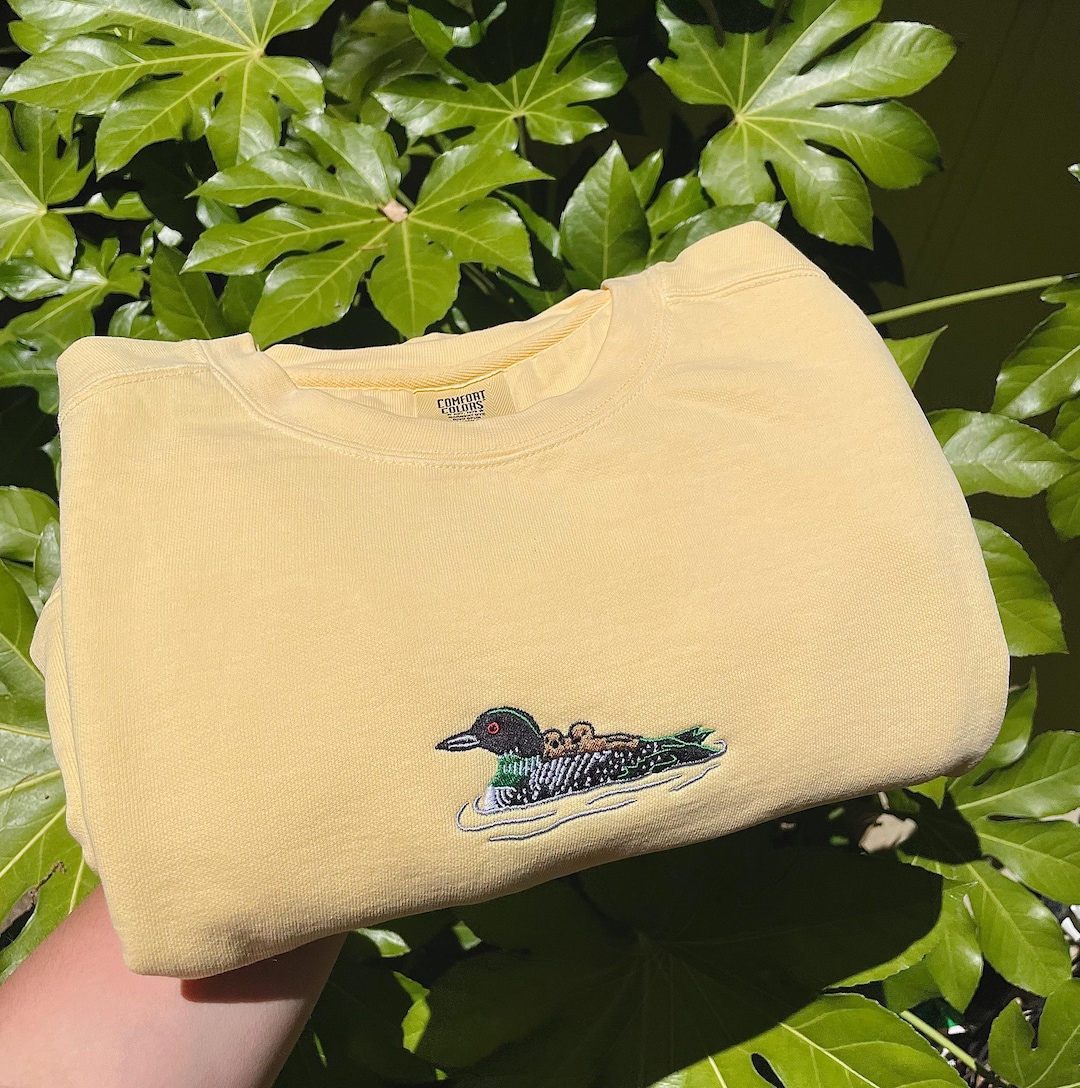 Embroidered Loon Mom Sweatshirt: Comfort Colors Wildlife Pullover - Etsy