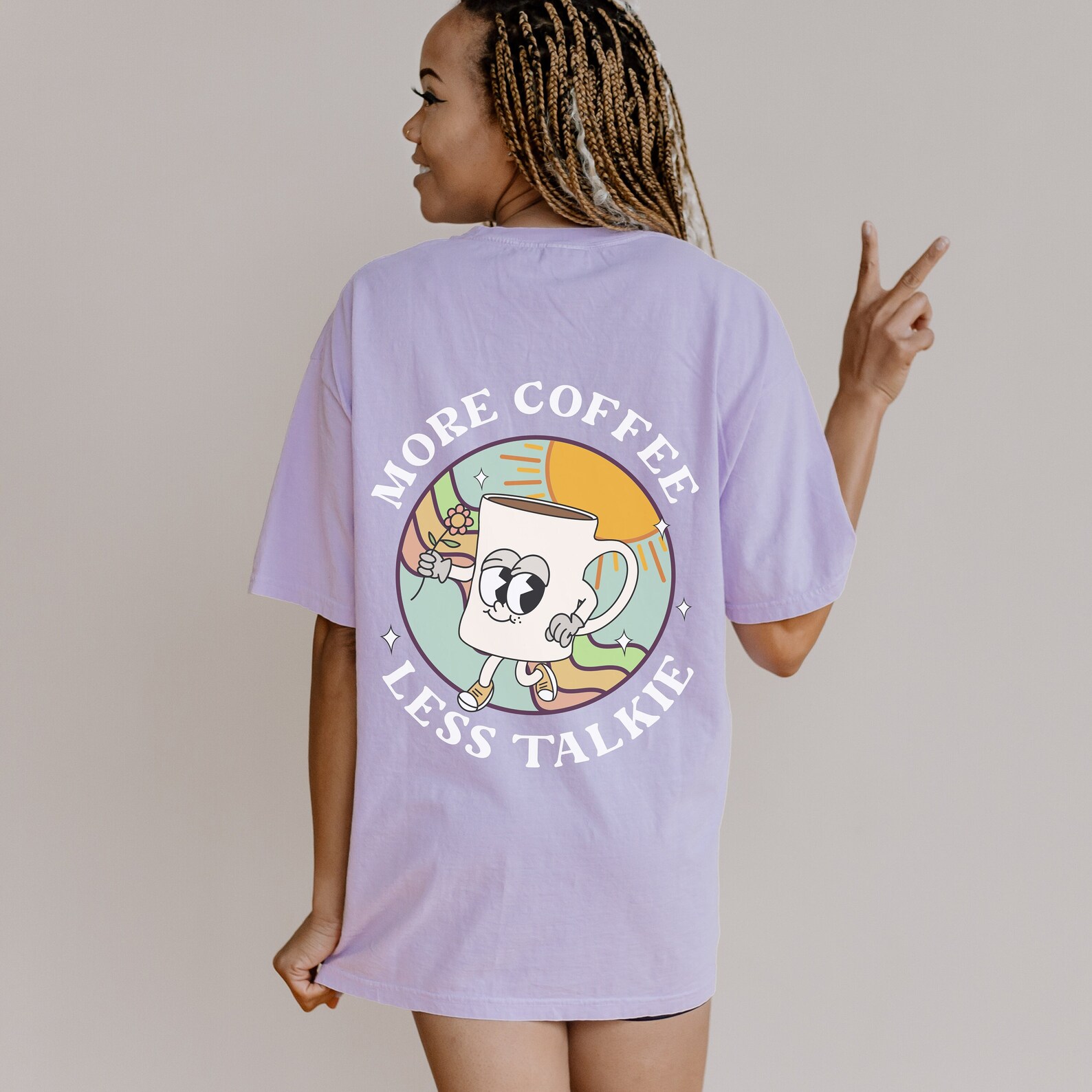 More Coffee Less Talkie Comfort Colors Shirt, Coffee Lover Shirt, Latte ...