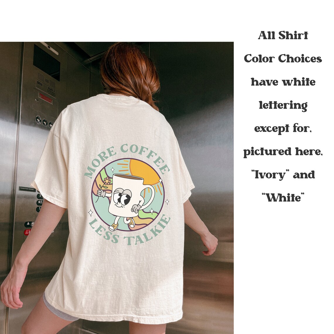 More Coffee Less Talkie Comfort Colors Shirt, Coffee Lover Shirt, Latte ...