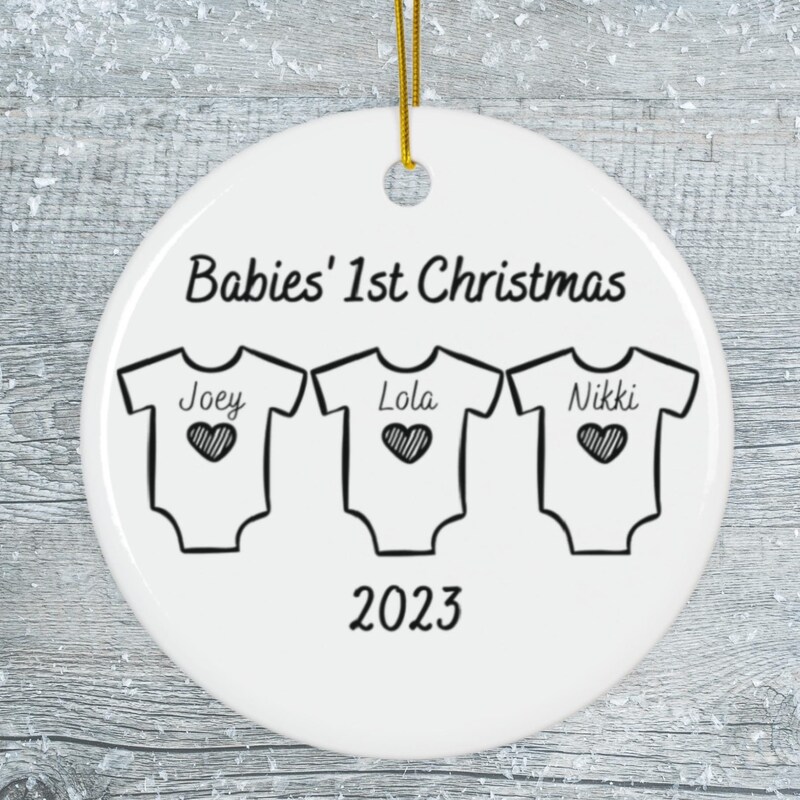 Triplets Christmas - Etsy