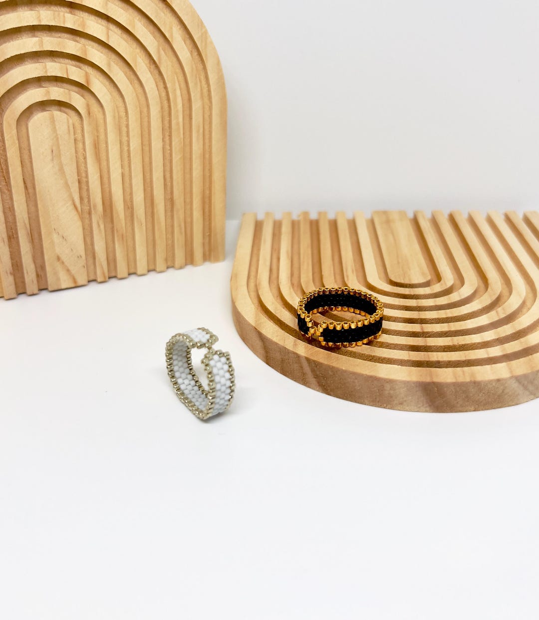 Romy Medium Ring - Frozen & Shadow - Etsy