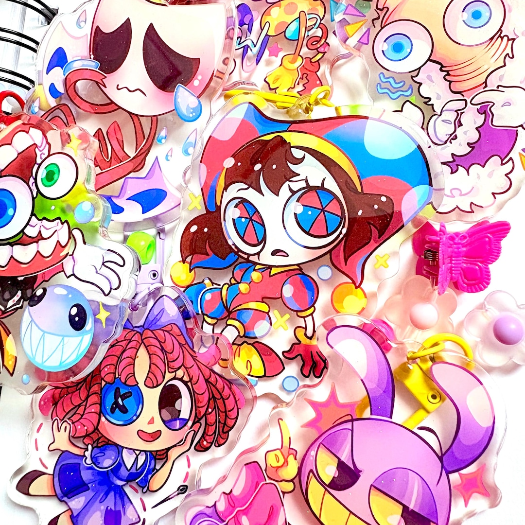 The Amazing Digital Circus | Acrylic Keychain - Etsy