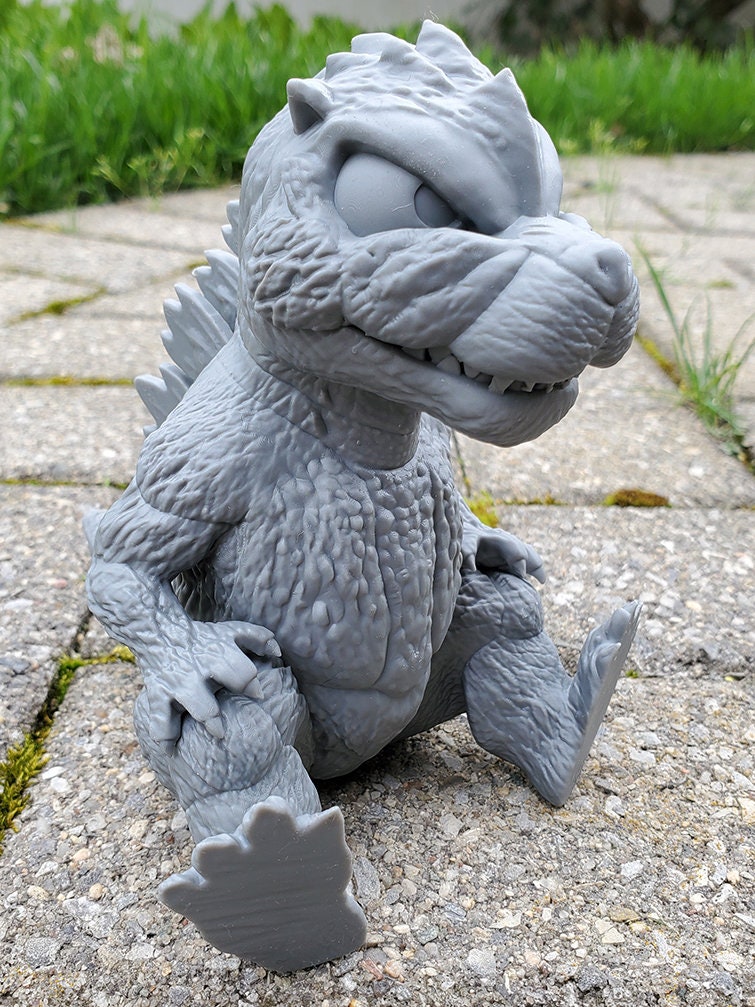 Godzilla Resin 3D Print - Etsy