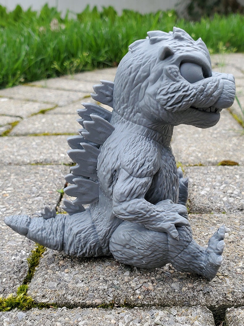 Godzilla Resin 3D Print - Etsy