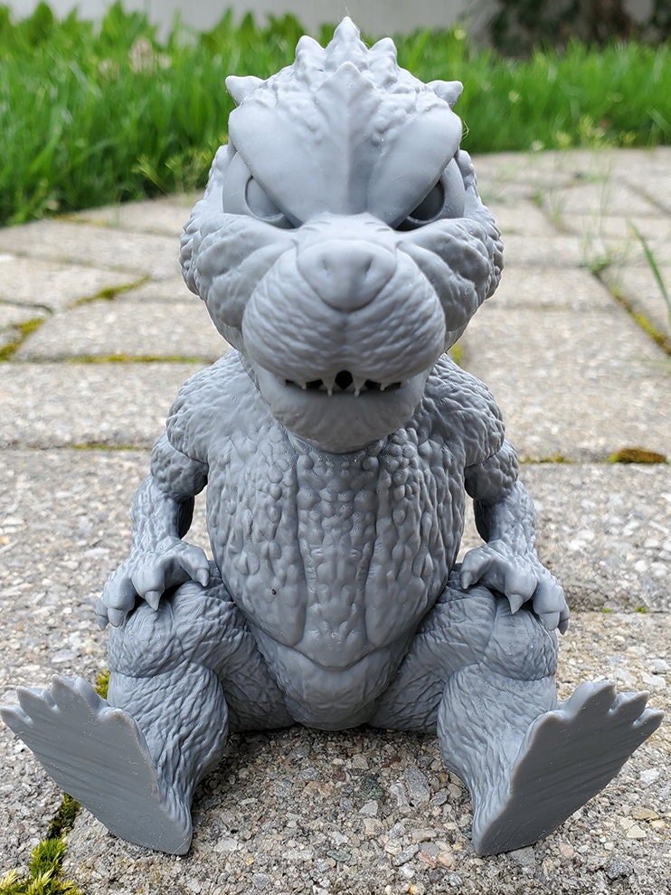 Godzilla Resin 3D Print - Etsy