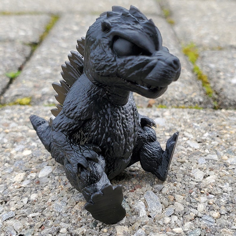 Godzilla Resin 3D Print - Etsy
